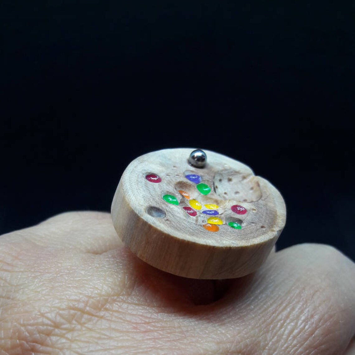 Colorful Organic Statement Ring Dotted Playful Jewelry - Etsy