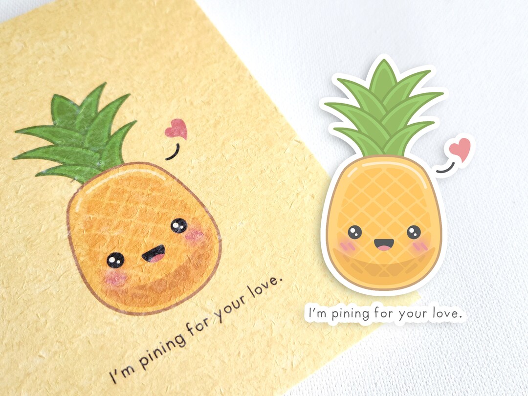 Pining for Love Cute Valentine Palentine Anniversary Love - Etsy