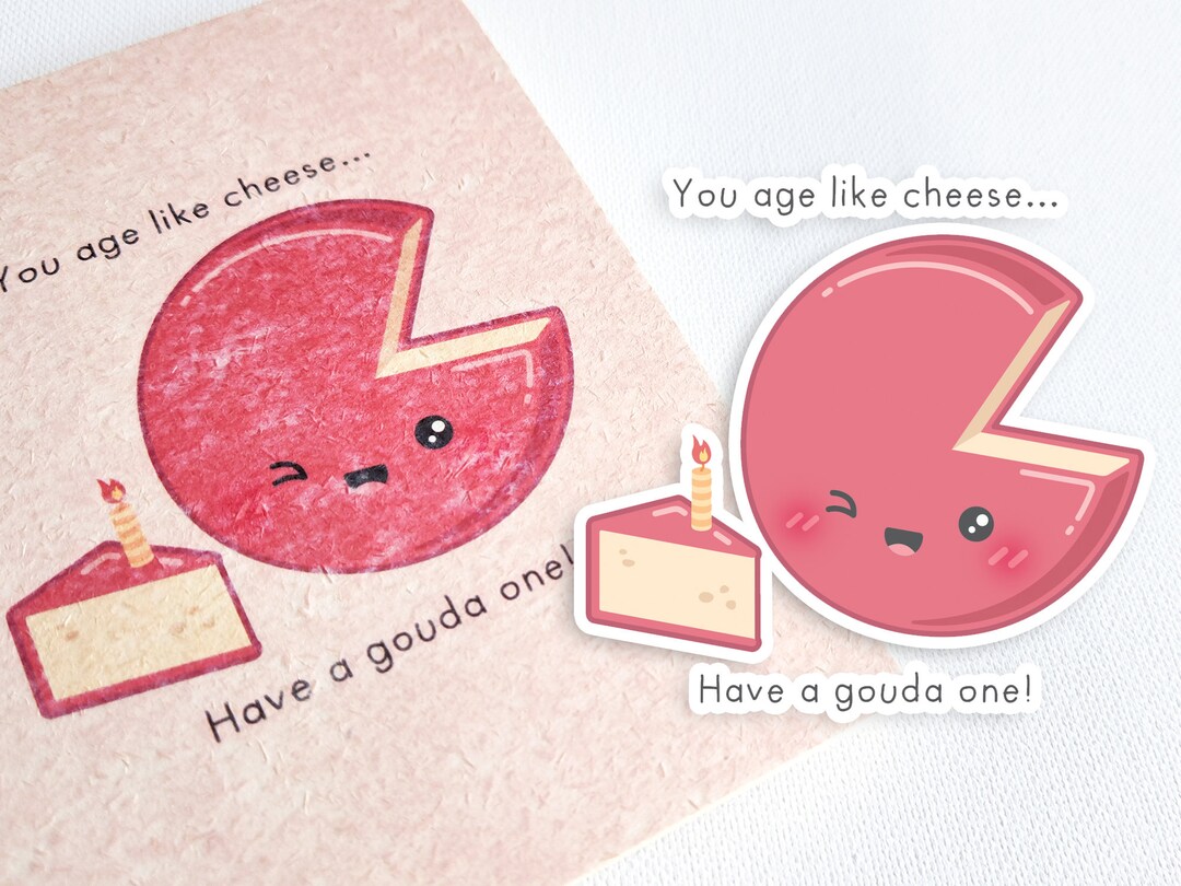 Have a Gouda One Cute Birthday Card for Cheese Lovers - Etsy Canada