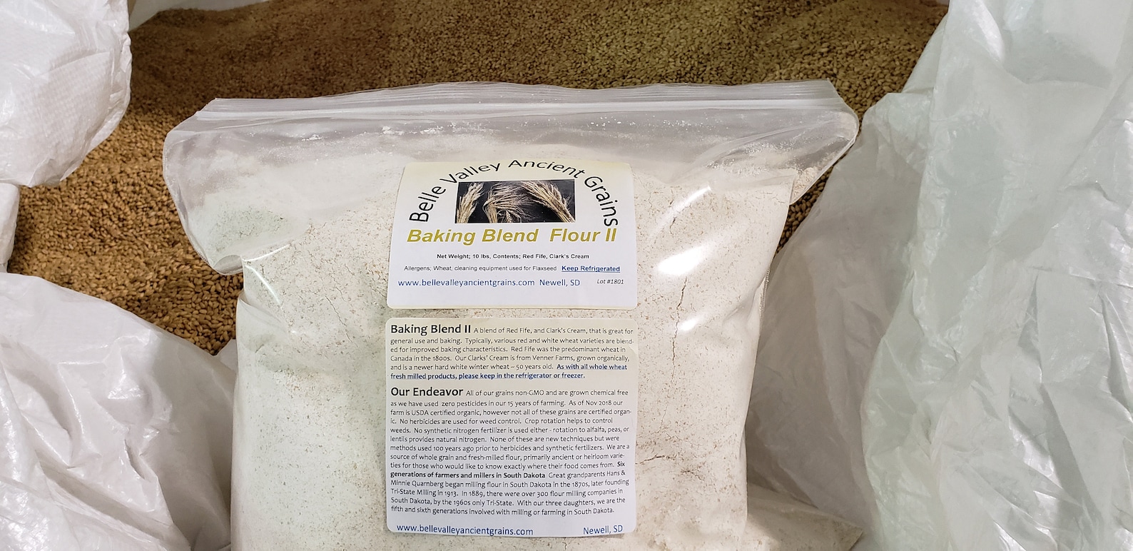 Baking Blend II Whole Wheat Flour, 10 Lb, Certified Organic - Etsy