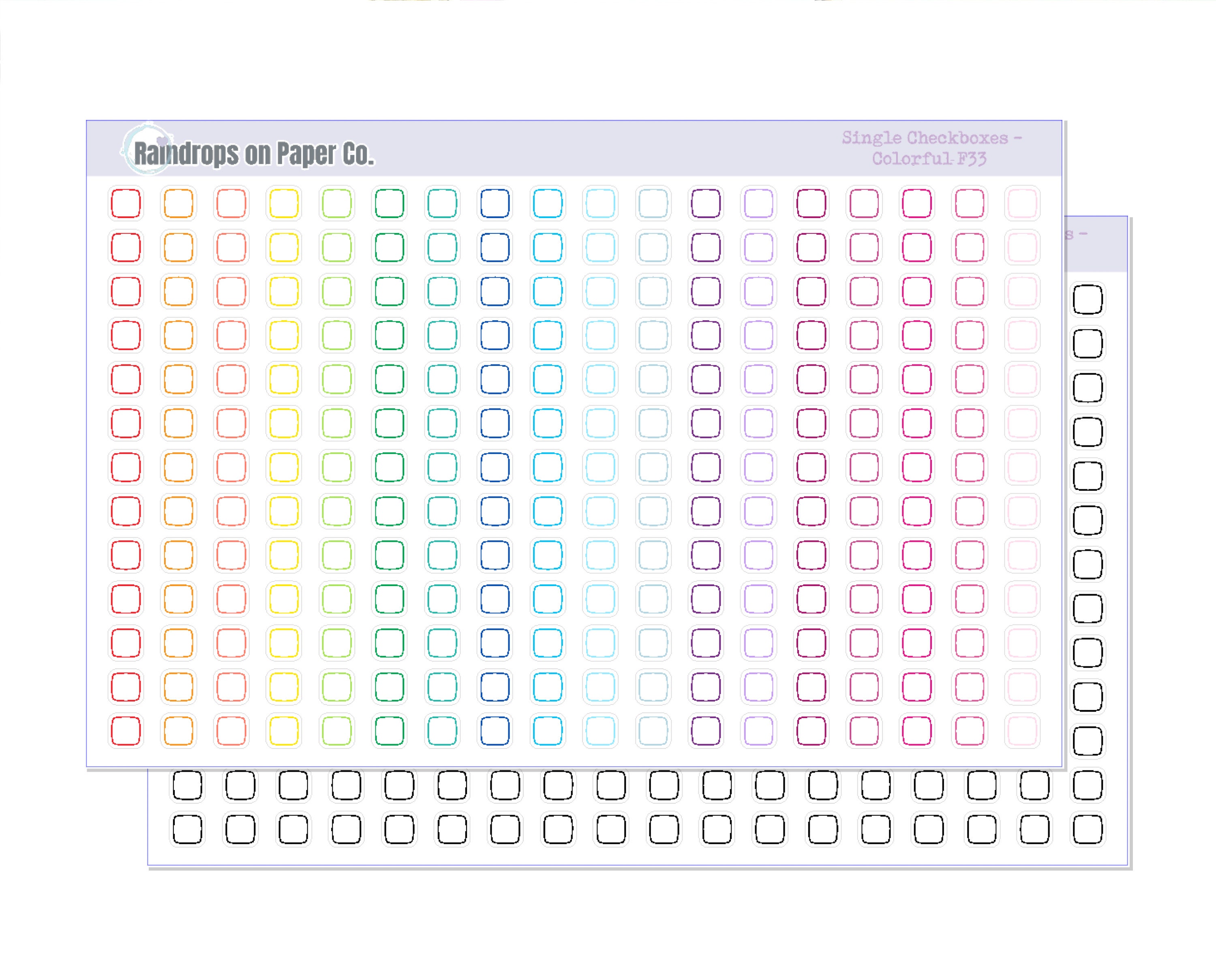 Daily Checkboxes - Etsy