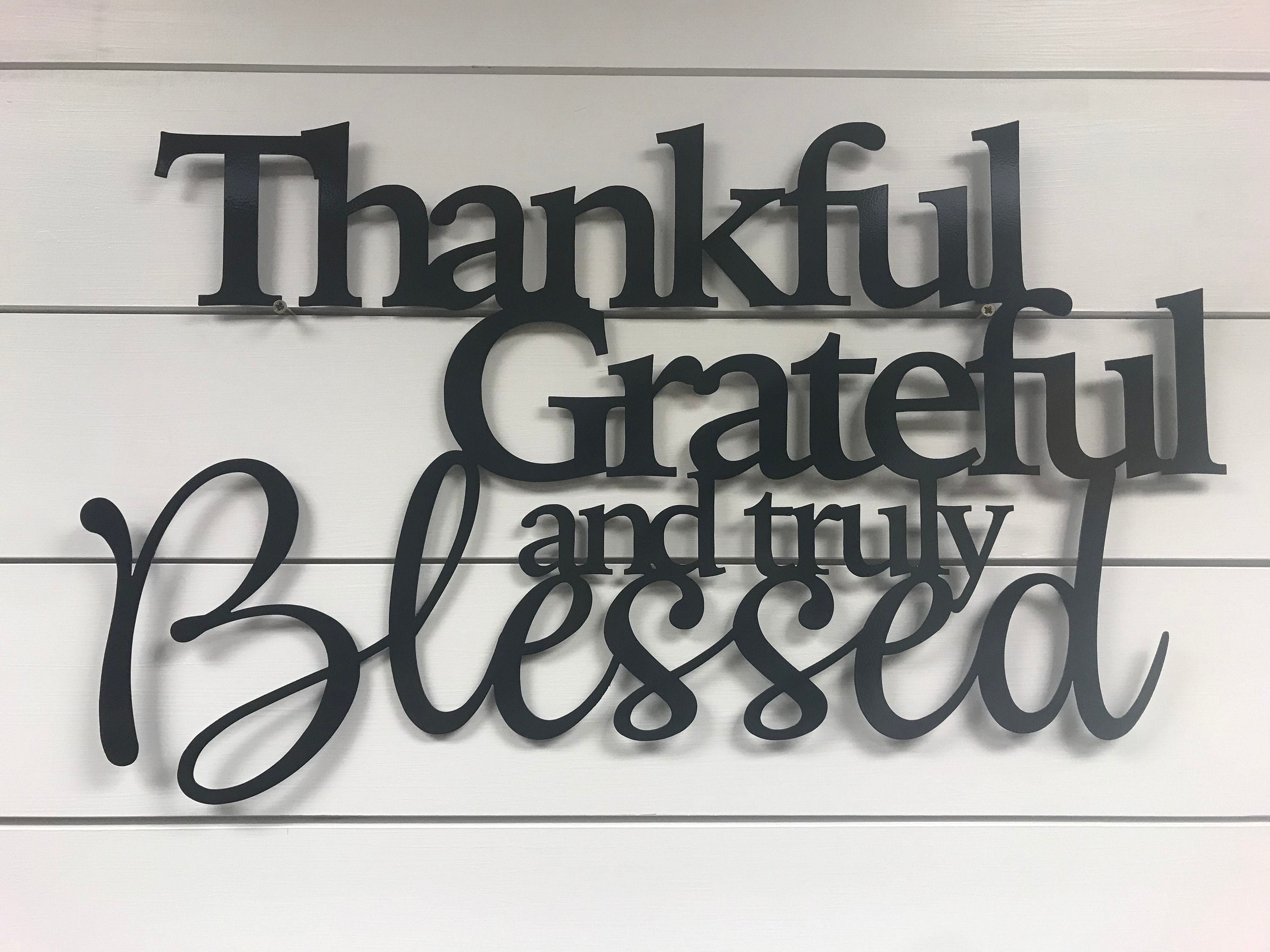 Thankful Grateful and truly Blessed | Etsy