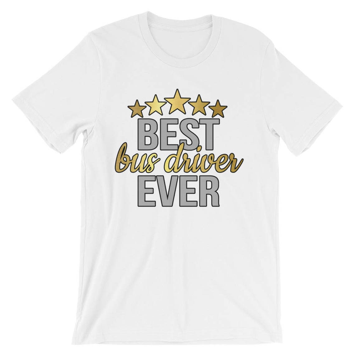 Best Bus Driver Ever Bus Driver Gift Short-Sleeve Unisex | Etsy