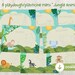 Play Dough Mats Jungle Animals Safari Animals Kindergarten Preschool ...