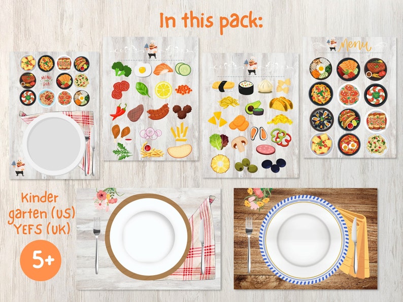 Play Dough Mats, Pretend Play, Sensory Play, EYFS, Play Kitchen ...