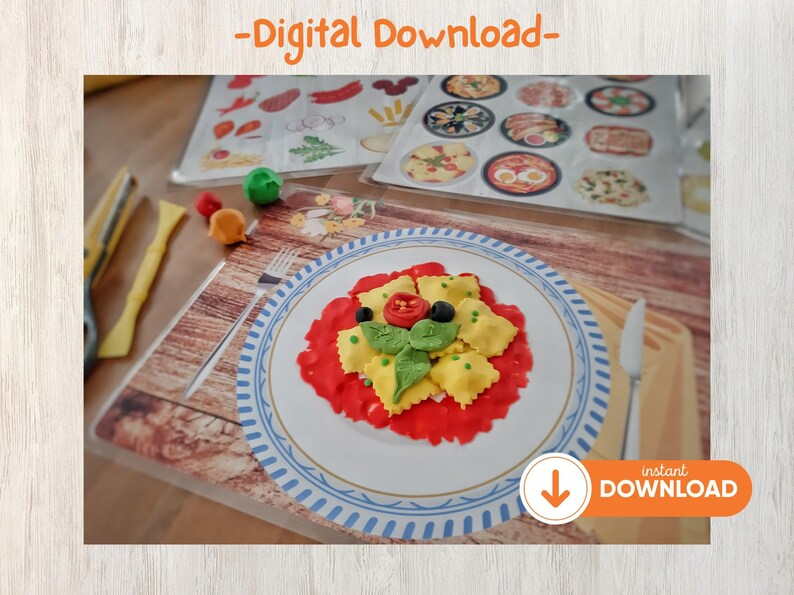 Play Dough Mats, Pretend Play, Sensory Play, EYFS, Play Kitchen ...