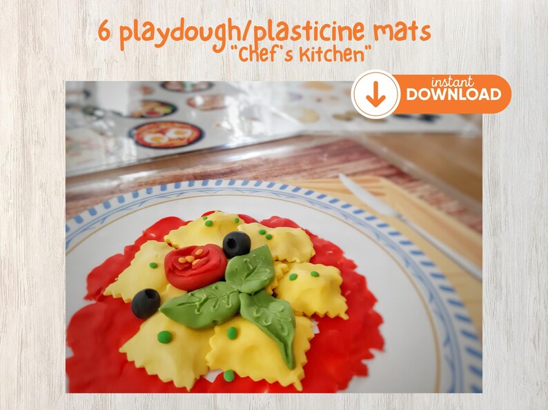 Play Dough Mats, Pretend Play, Sensory Play, EYFS, Play Kitchen ...
