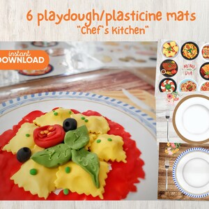 Play Dough Mats, Pretend Play, Sensory Play, EYFS, Play Kitchen ...