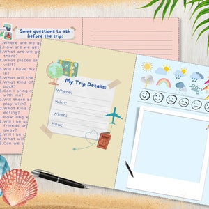 Travel Journal for Kids, Road Trip Journal, Kids Travel Journal, Summer ...