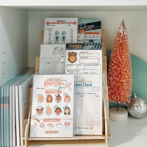 Pretend Play Hair Salon Notepad – Hairstyle Order Pad for Kids – 5x7 ...