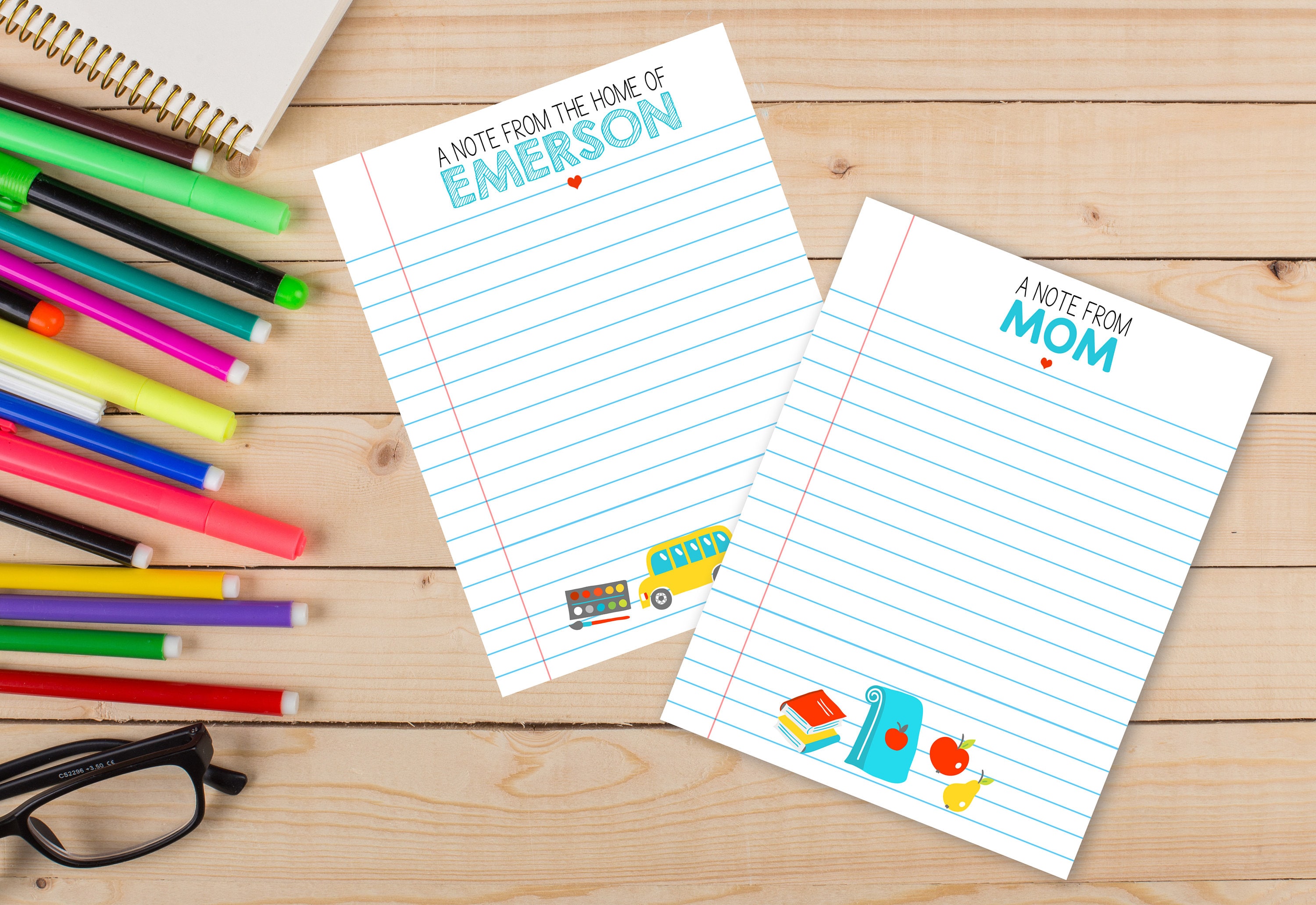 Personalized Teacher Notepad | Custom Teacher Appreciation Gift | Name ...