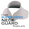 Standard Male Neck Guard Foam PATTERN / TEMPLATE - Etsy Canada