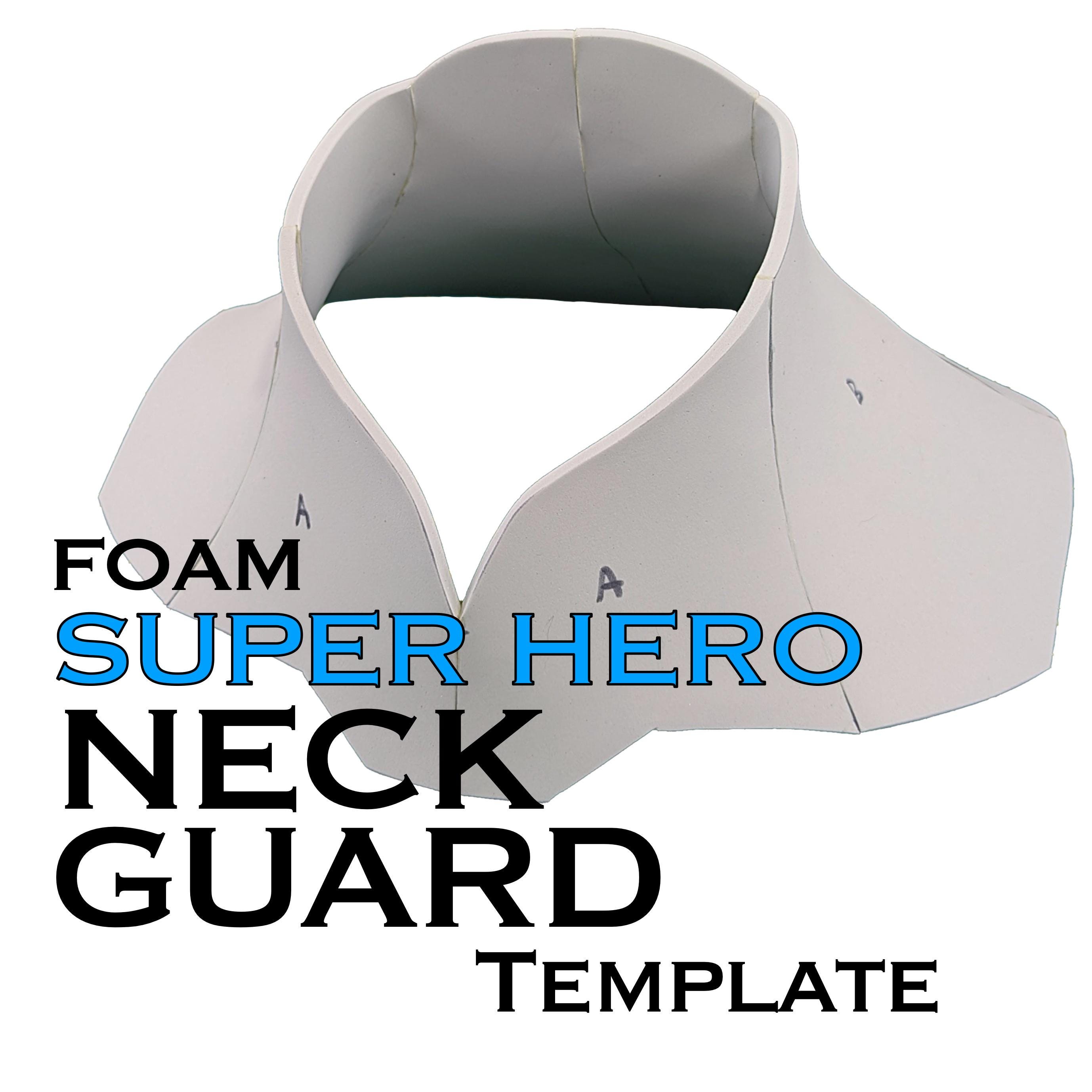 Super Hero Neck Guard / Neck Seal - DIGITAL TEMPLATE - Etsy