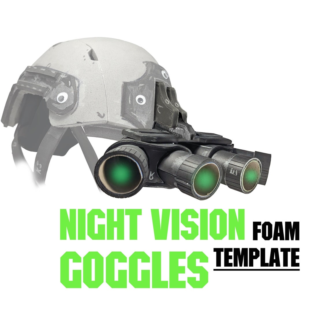 Quad Foam Night Vision Goggles DIGITAL TEMPLATE - Etsy