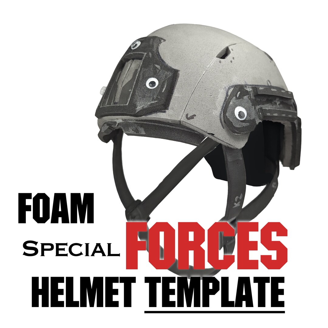 Cosplay Foam Special Forces Helmet - DIGITAL TEMPLATE - Etsy