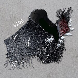 Symbiote (black) Neck Guard Costume - Etsy