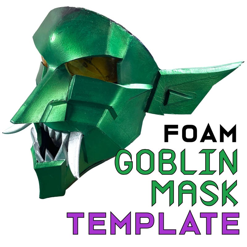 Green Goblin Cosplay Mask - Etsy