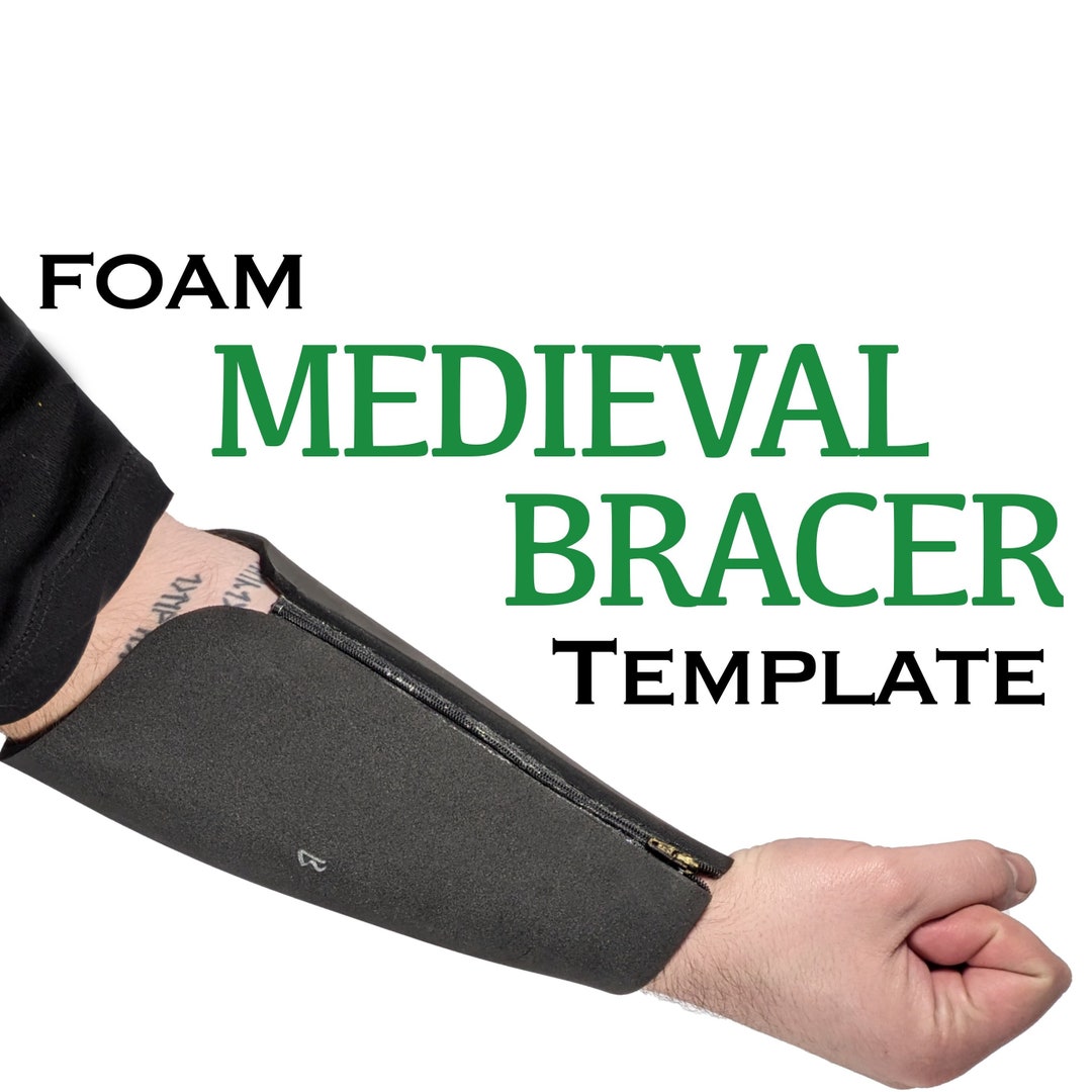 Foam Medieval Bracer DIGITAL TEMPLATE - Etsy