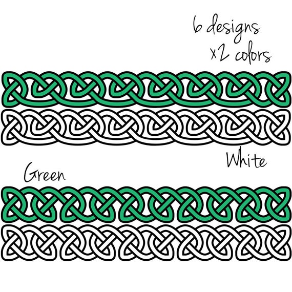 Celtic Knot Wedding Clipart Border