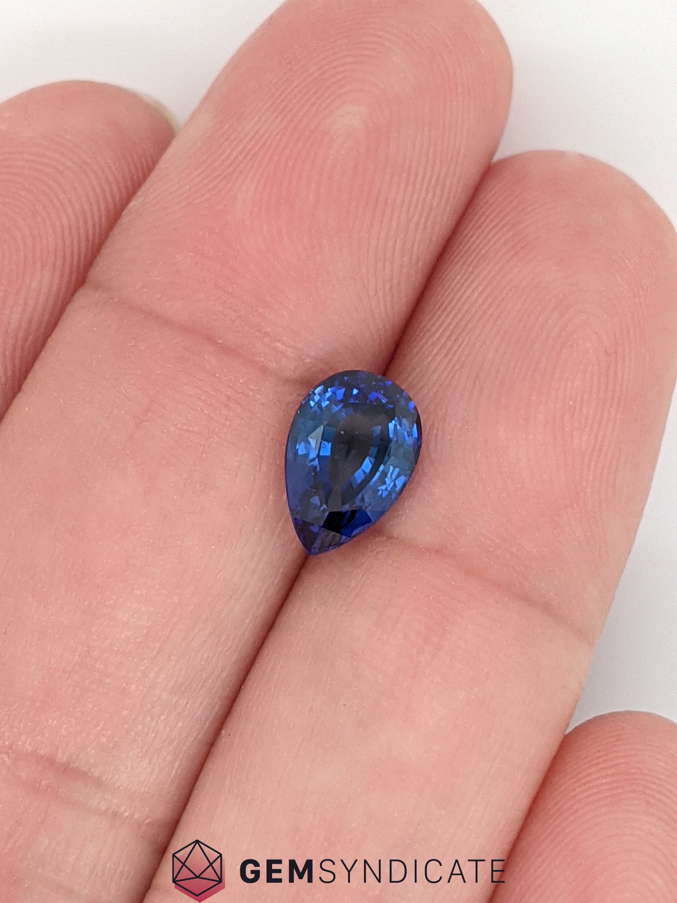 Sophisticated Pear Shape Blue Sapphire 2.02ct - Etsy