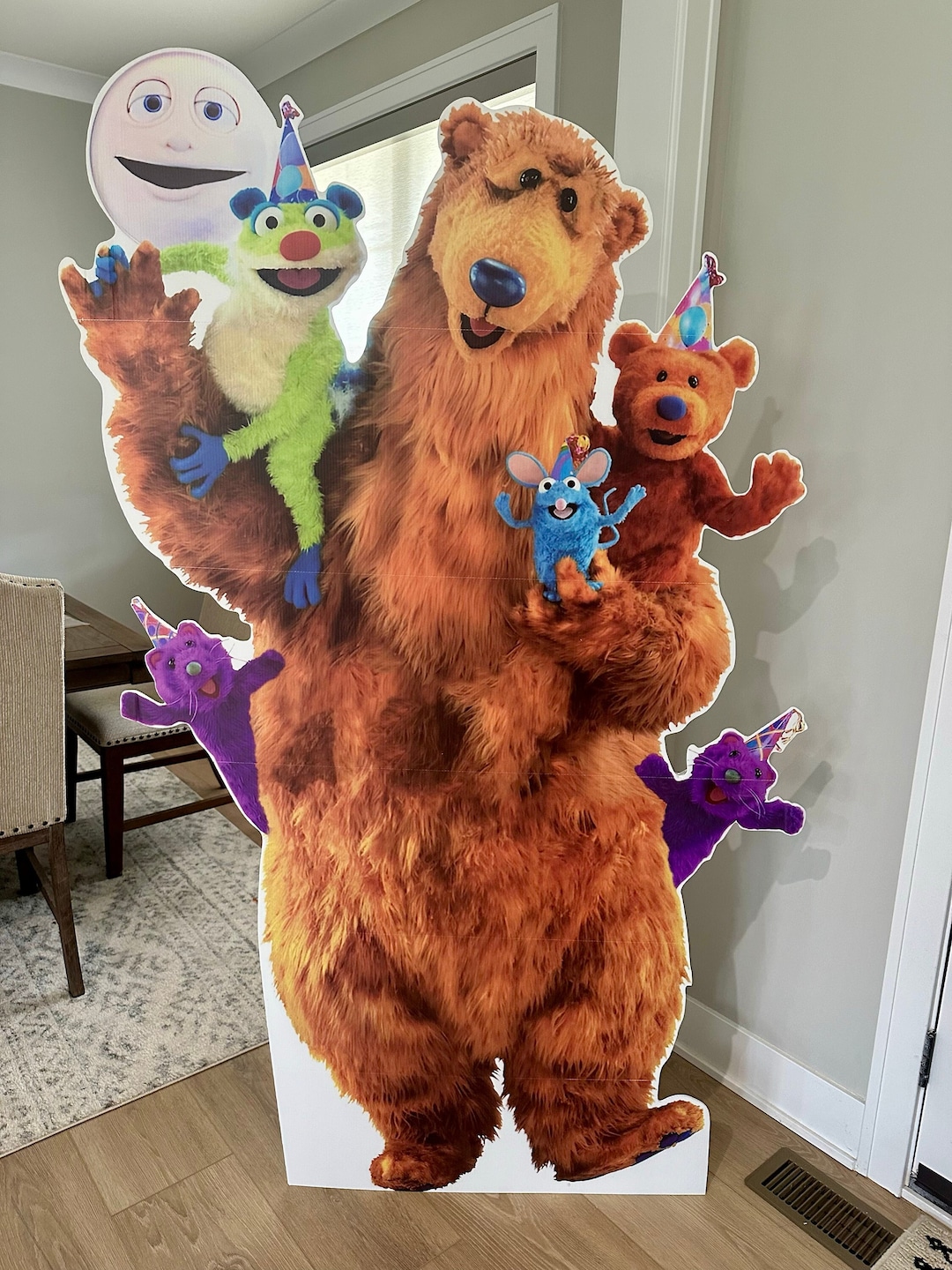 Bear in the Big Blue House Birthday Cardboard Cutout Standee | Digital ...
