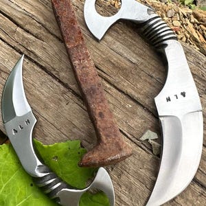 Andy Alm Karambit Railroad Spike Knife - Etsy