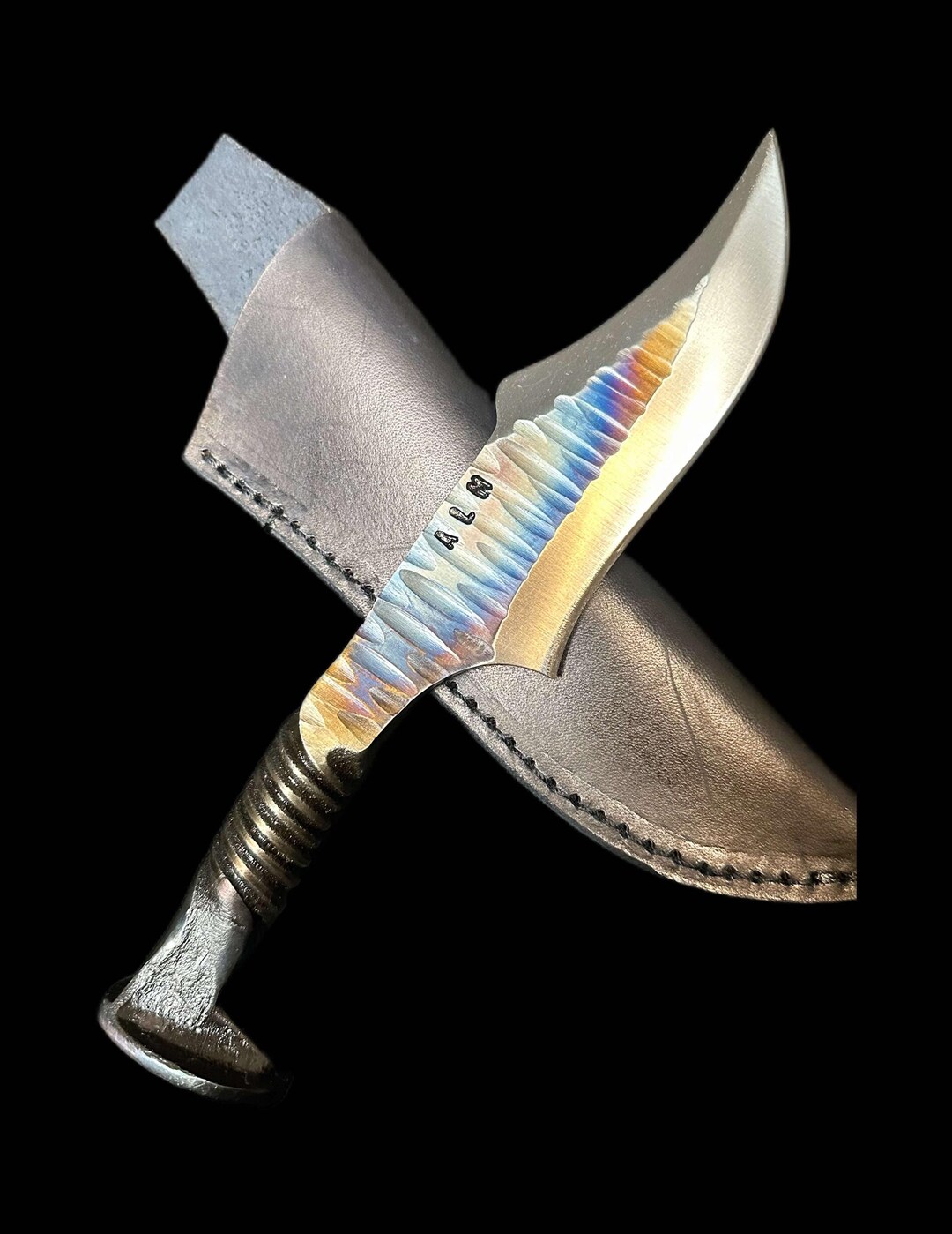 Andy Alm Harpoon Railroad Spike Knife - Etsy