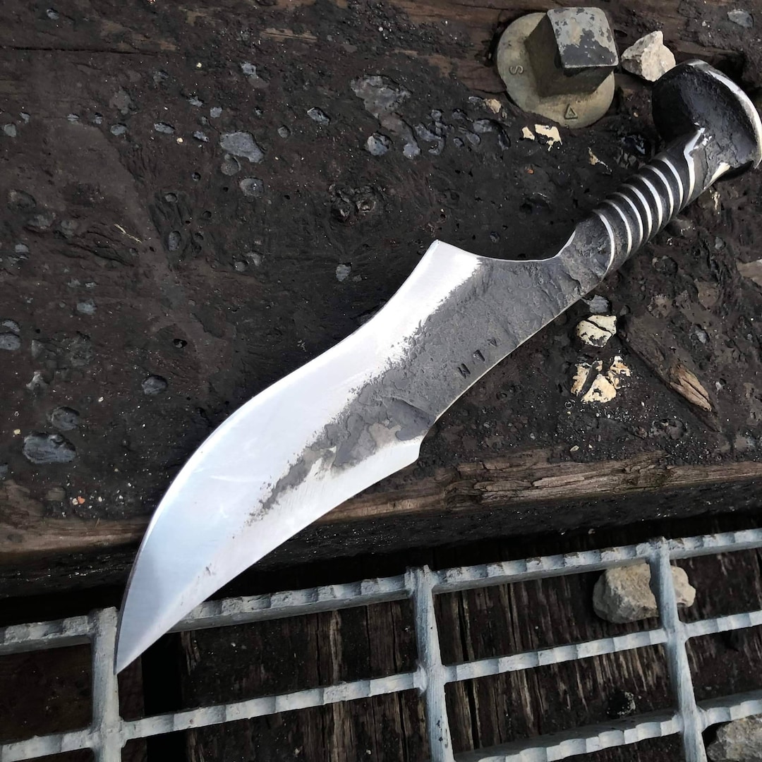 Andy Alm Harpoon Railroad Spike Knife - Etsy