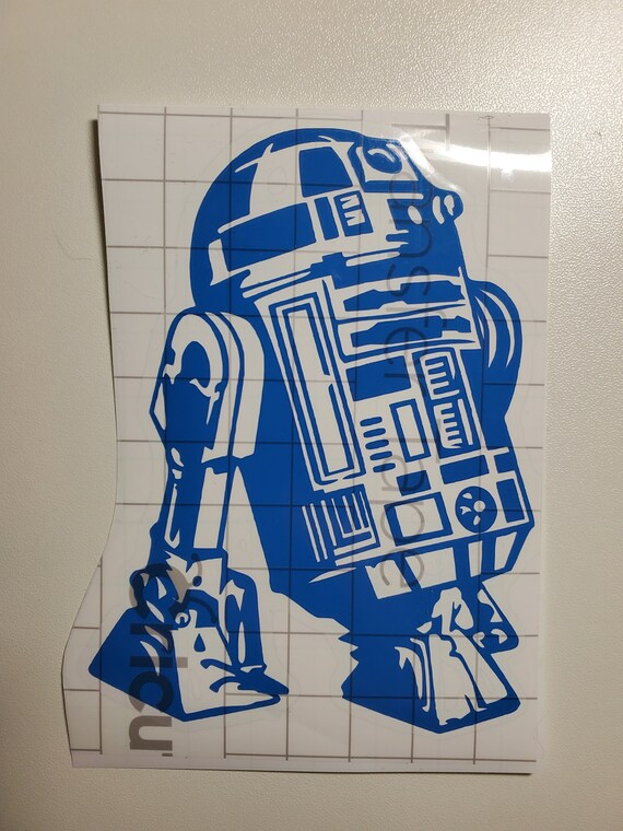 R2-D2 vinyl decal Artoo vinyl sticker Star Wars sticker | Etsy