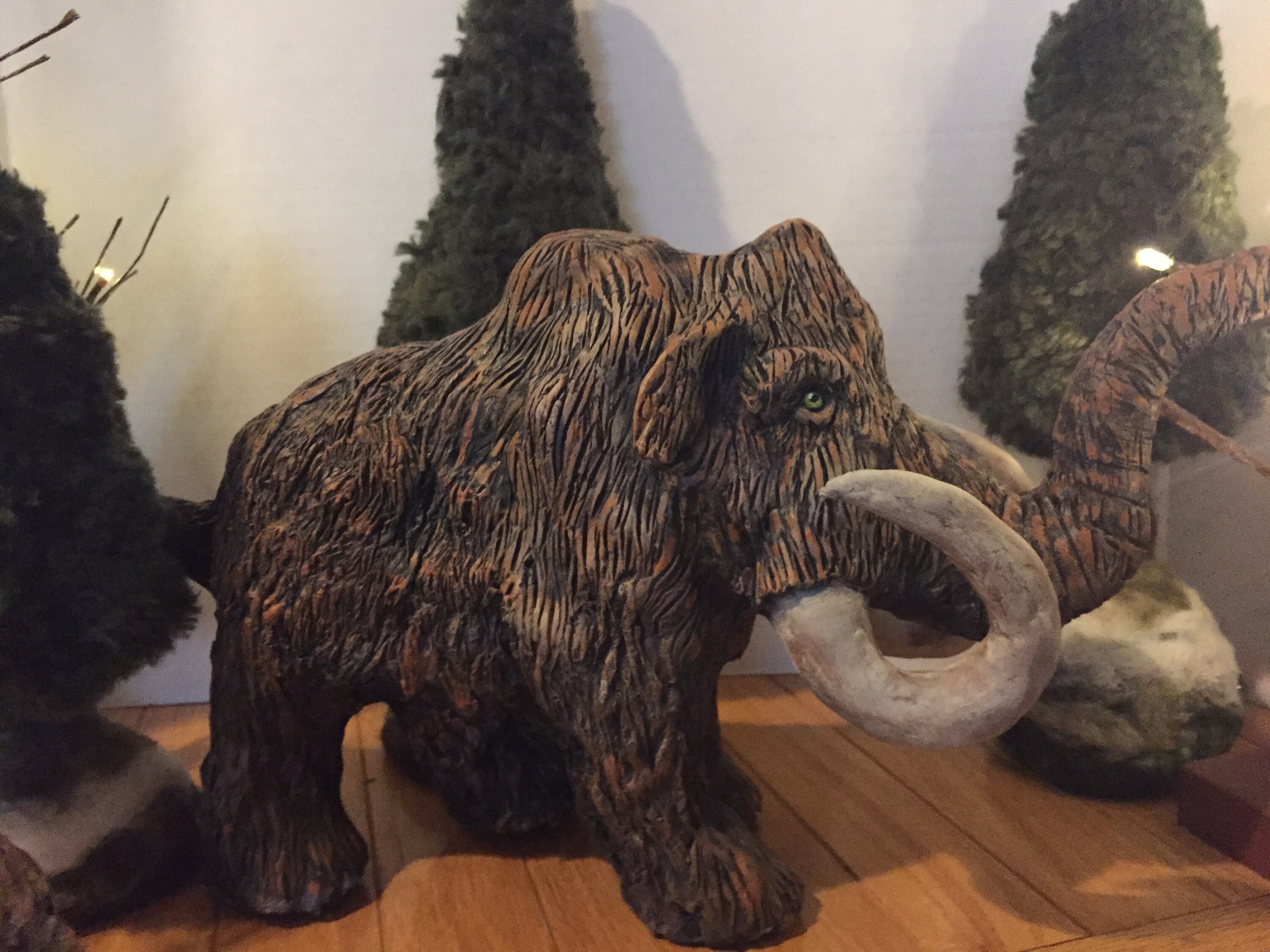 Handmade Paper Mache Woolly Mammoths - Etsy