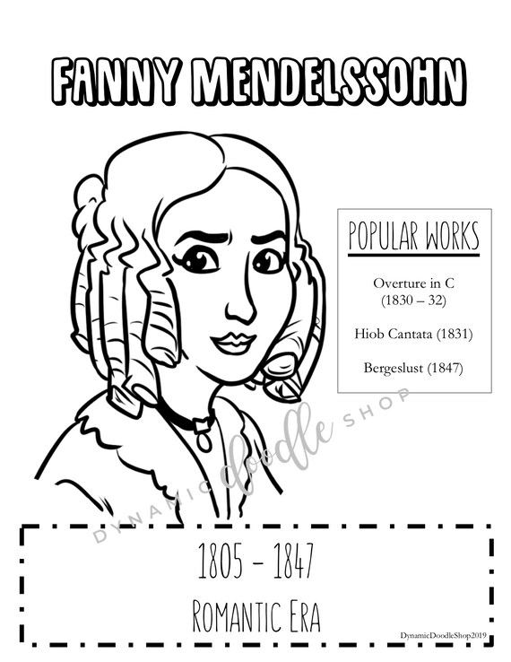 Free Coloring Print Pages On Composers