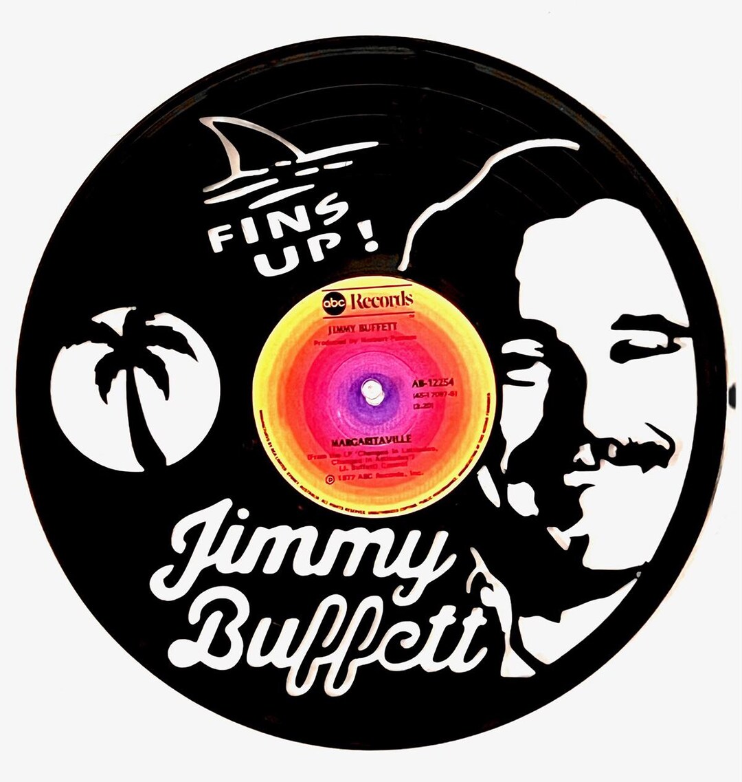 Jimmy Buffett Vinyl Art - Etsy