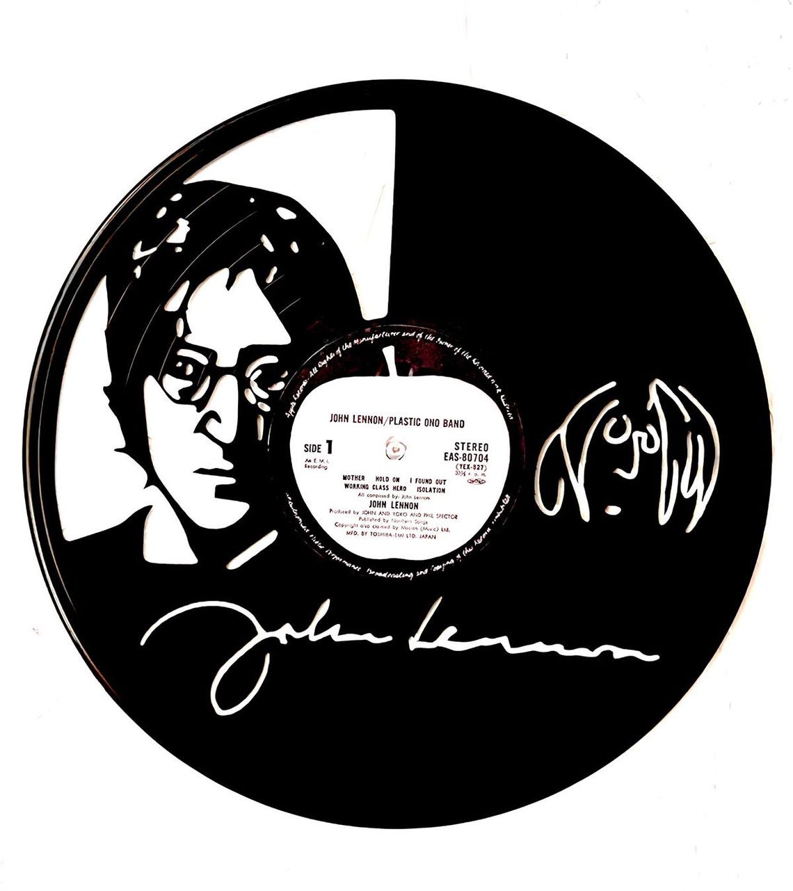 The Beatles Vinyl Art - Etsy