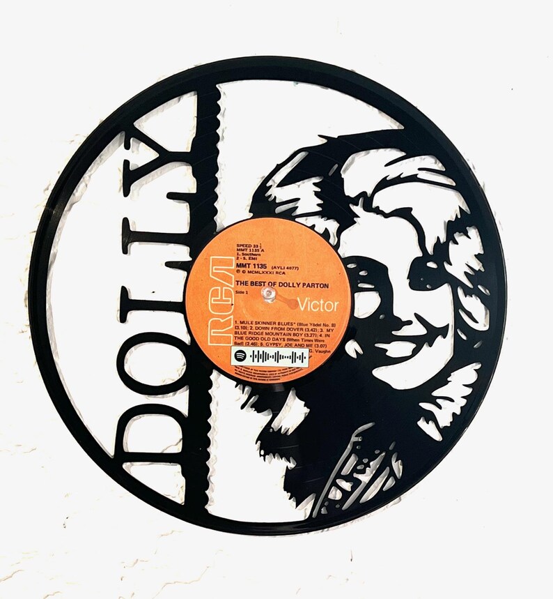 Dolly Parton Vinyl Art - Etsy