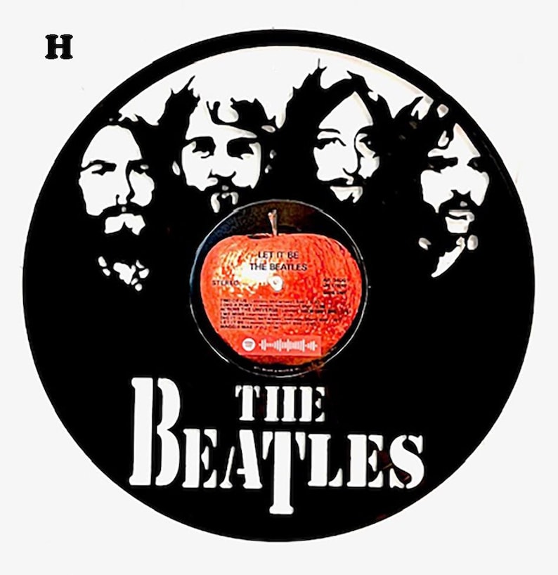 The Beatles Vinyl Art - Etsy