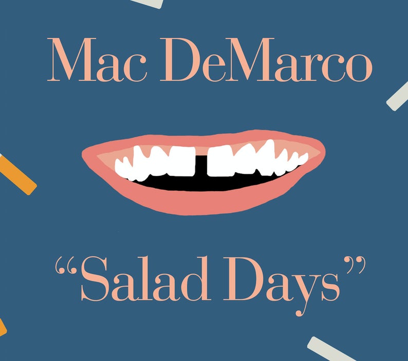 Mac Demarco Salad Days Minimalist Poster - Etsy