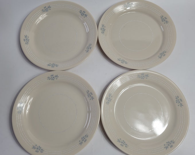 FOUR Corelle Corning Lace Bouquet Bread Plates, Corelle Lace Bouquet ...