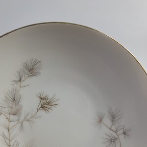 FIVE Sango China Golden Pine Fruit Bowls White Pine Trees and Cones - Etsy