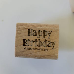 1999 Stampin' up Rubber Stamp Set Butterfly, Cat, Fruit, Bee Hive ...