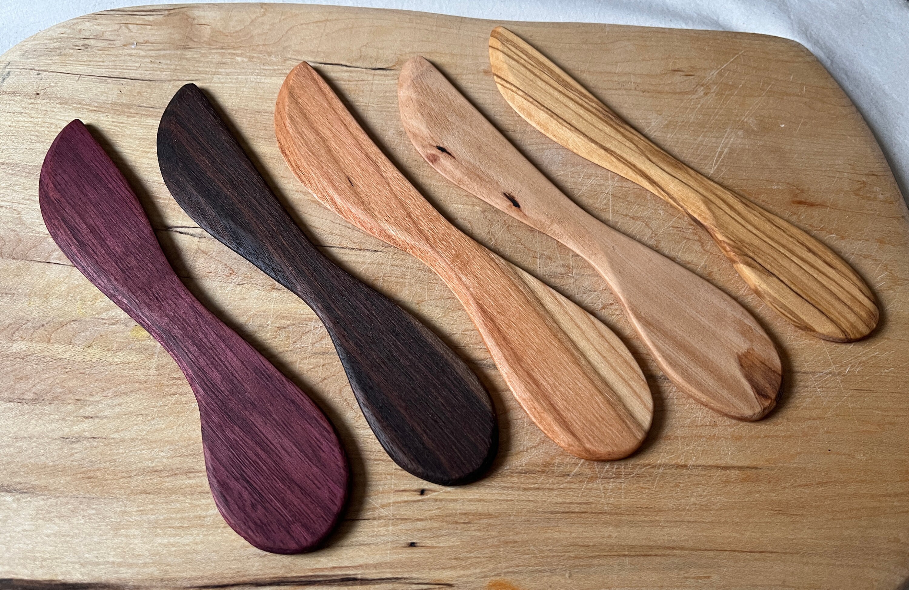 Wooden Spreader, Cheese and Jam Knife, Charcuterie Utensil, Butter ...