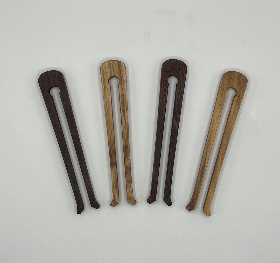 Handmade Wooden Bag Clips - Eco-friendly, Durable Food Storage Clips ...