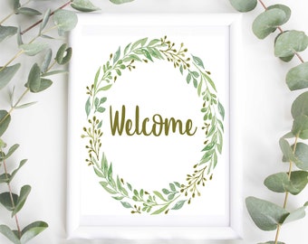 Welcome home print | Etsy