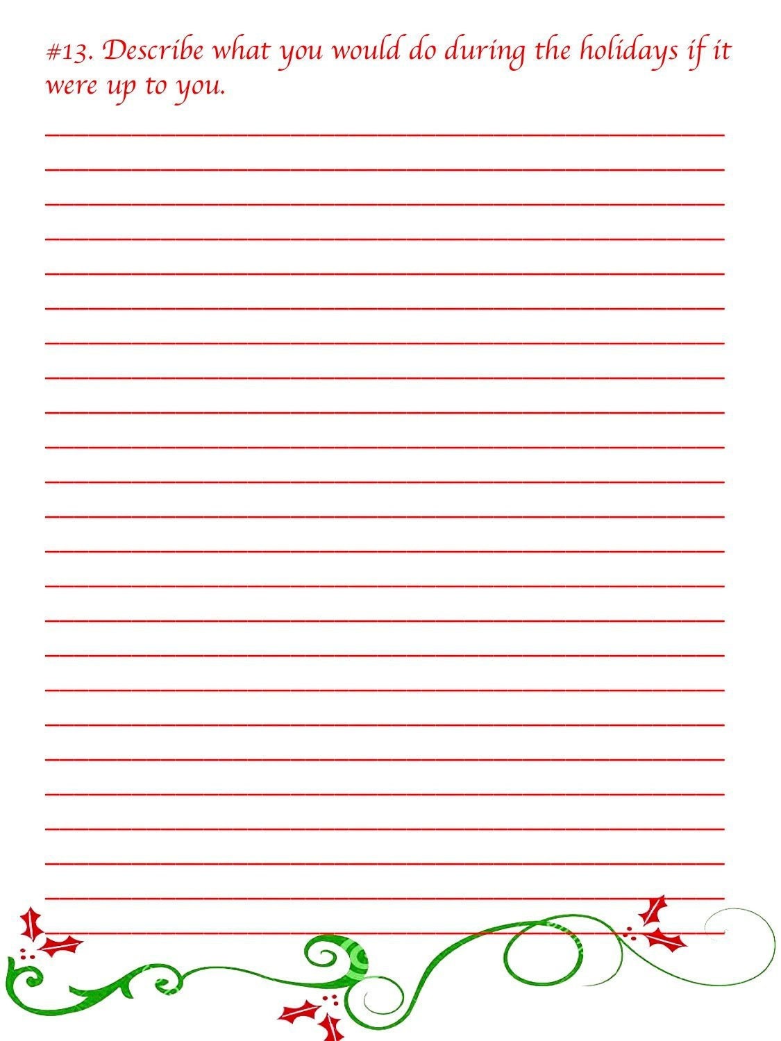 Journaling Through the Year: December Prompts Journal, 31 Writing ...