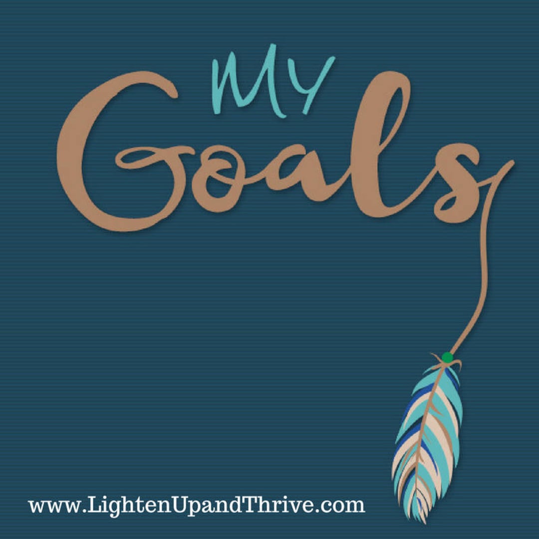 My Goals Journal, 10 Writing Prompts, 18 Inspirational Quotes, 100 ...