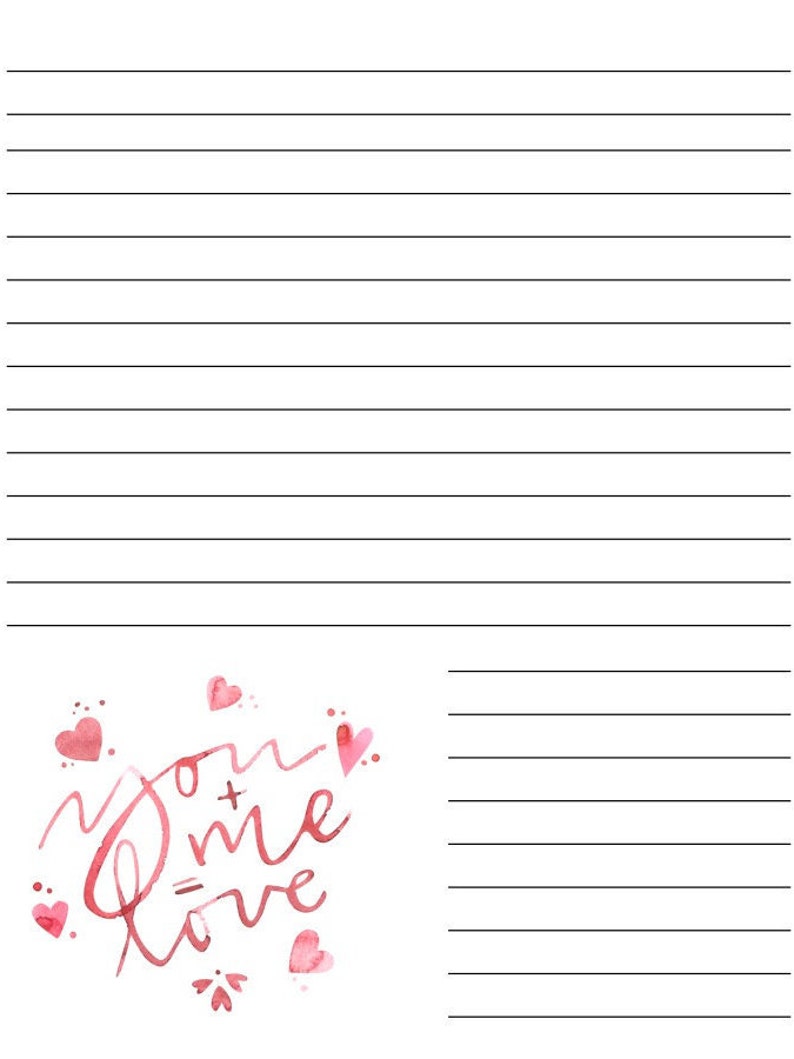 My Journal Valentine's Day Theme Graphic on Every Page - Etsy