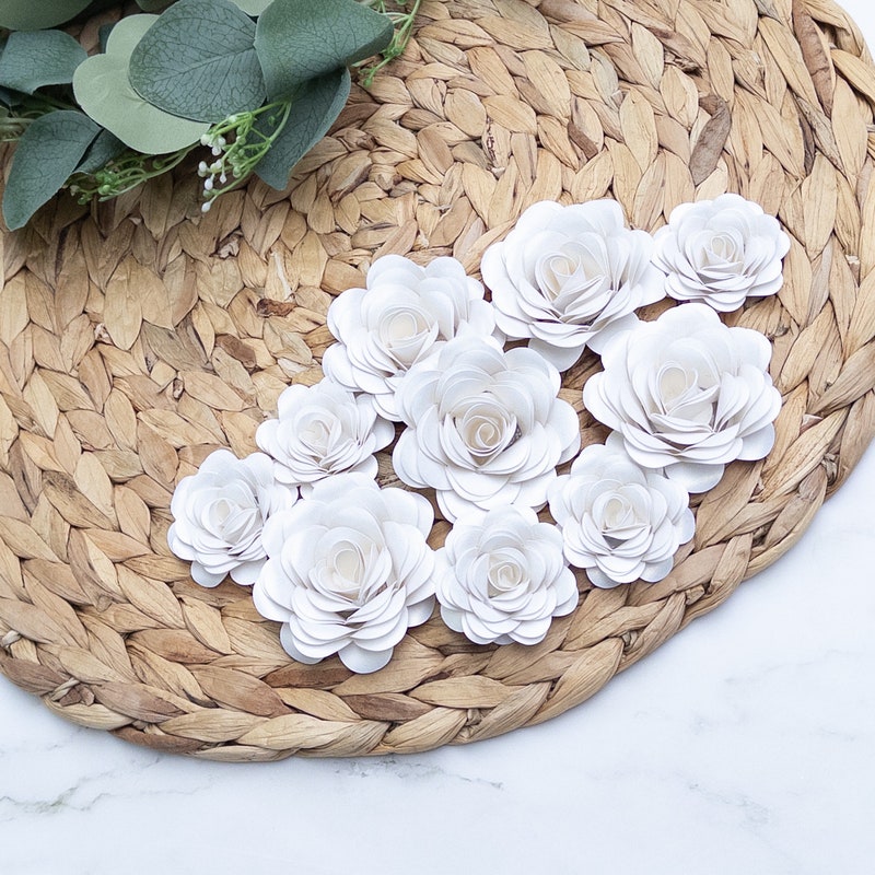 Pearl Paper Flowers - Etsy