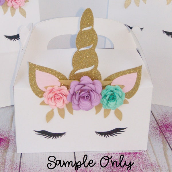 Unicorn Box - Etsy