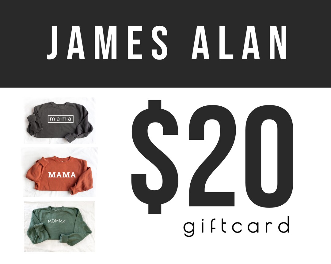 20 Dollar Gift Card - Etsy