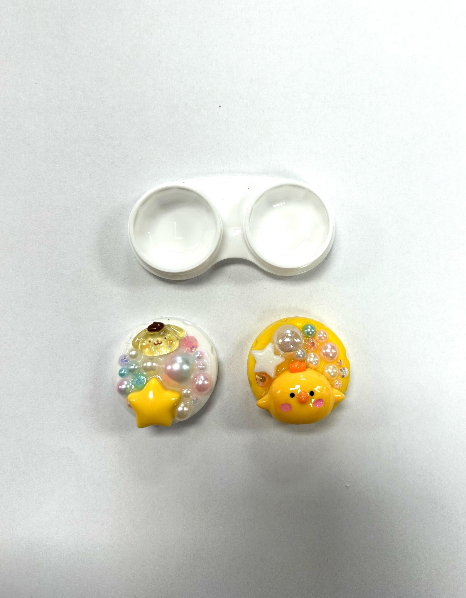 CUSTOM Contact Lens Case- Kawaii 3D Character Decor for Contact Lenses ...