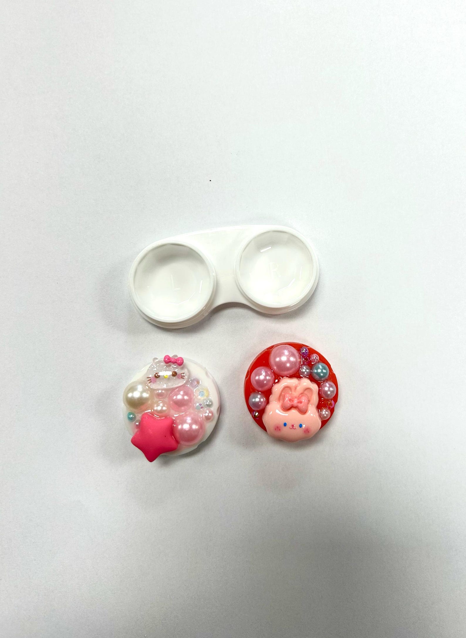CUSTOM Contact Lens Case- Kawaii 3D Character Decor for Contact Lenses ...